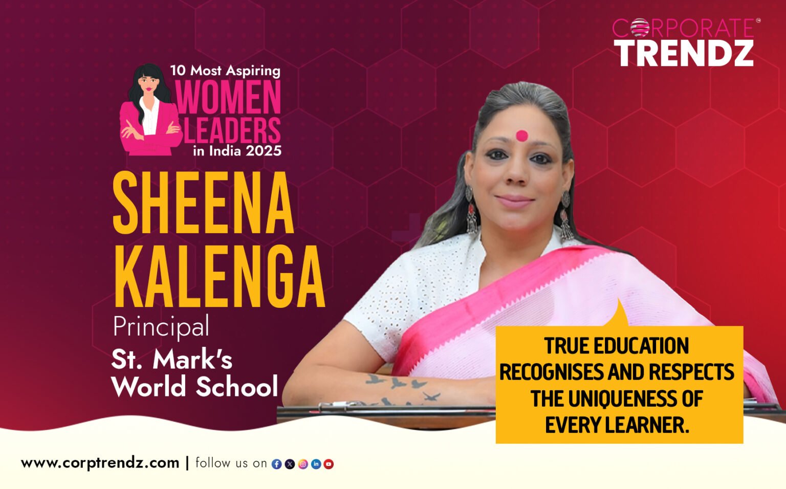 Sheena Kalenga: 10 Most Aspiring Women Leaders In India 2025