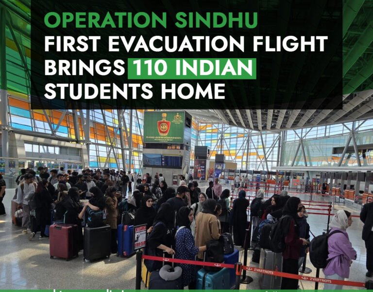 Operation Sindhu: 110 Indian Students Evacuated From Iran To Delhi